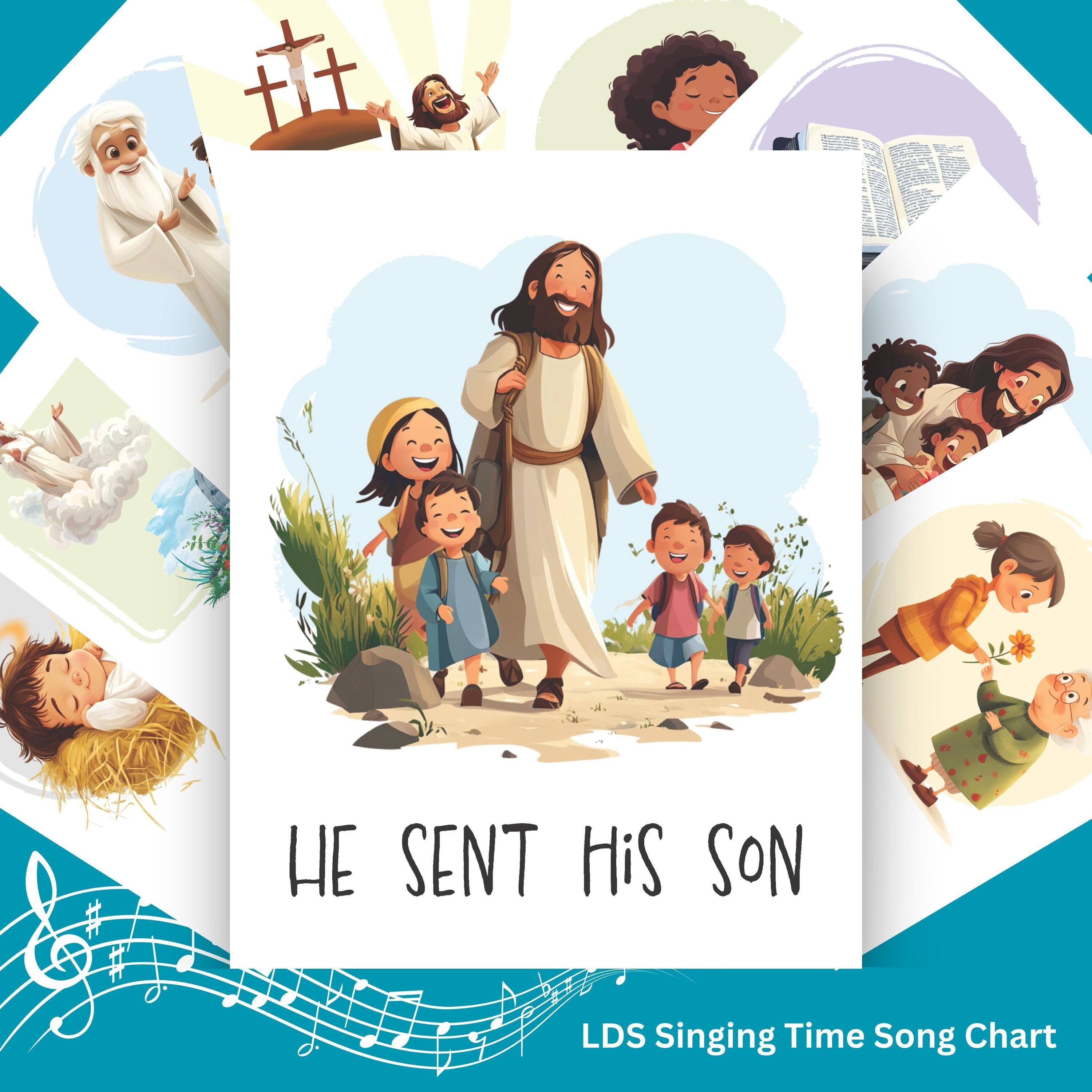 He Sent His Son Song Chart: LDS Primary Singing Time (digital Download ...