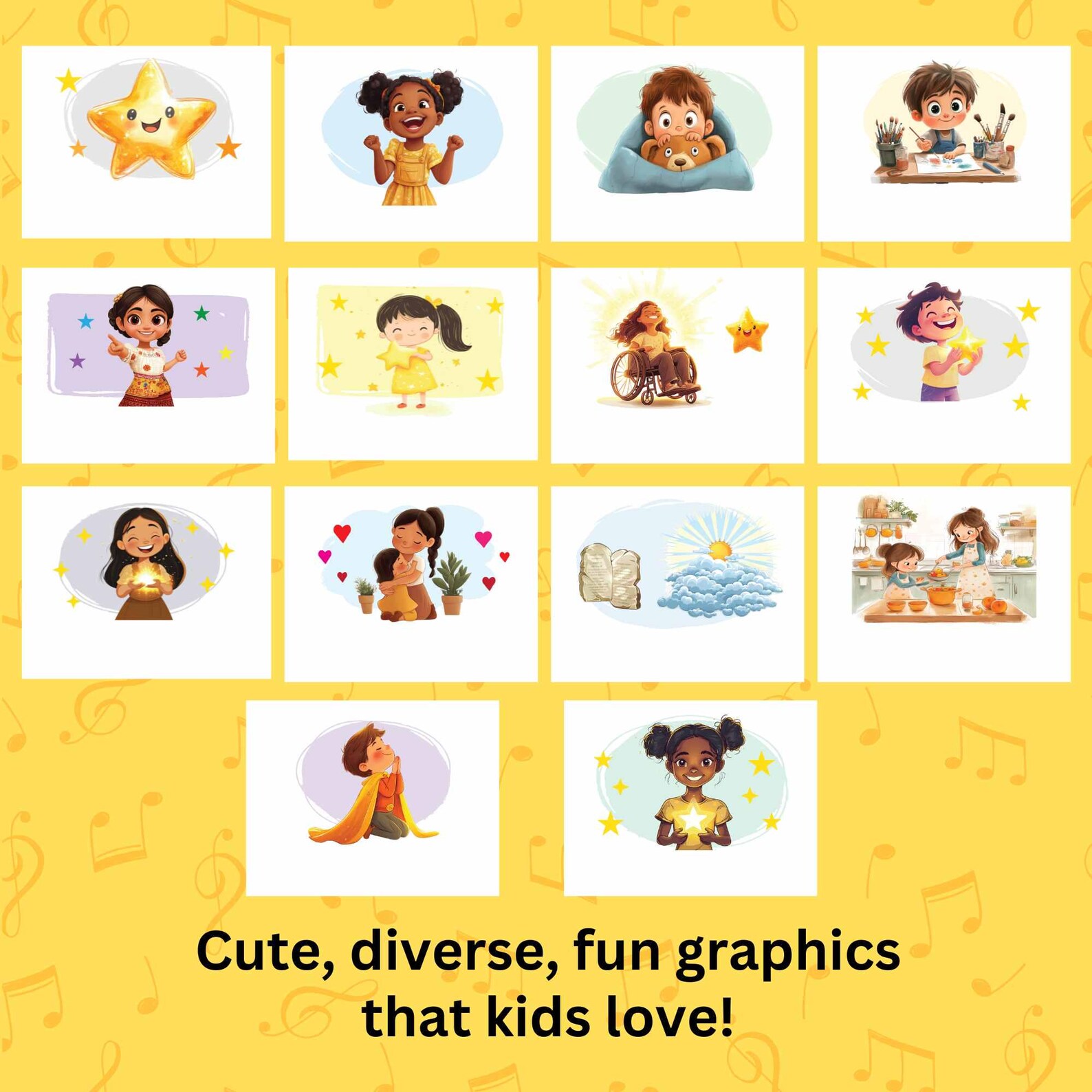 Every Star is Different Song Chart: LDS Primary Singing Time (digital ...