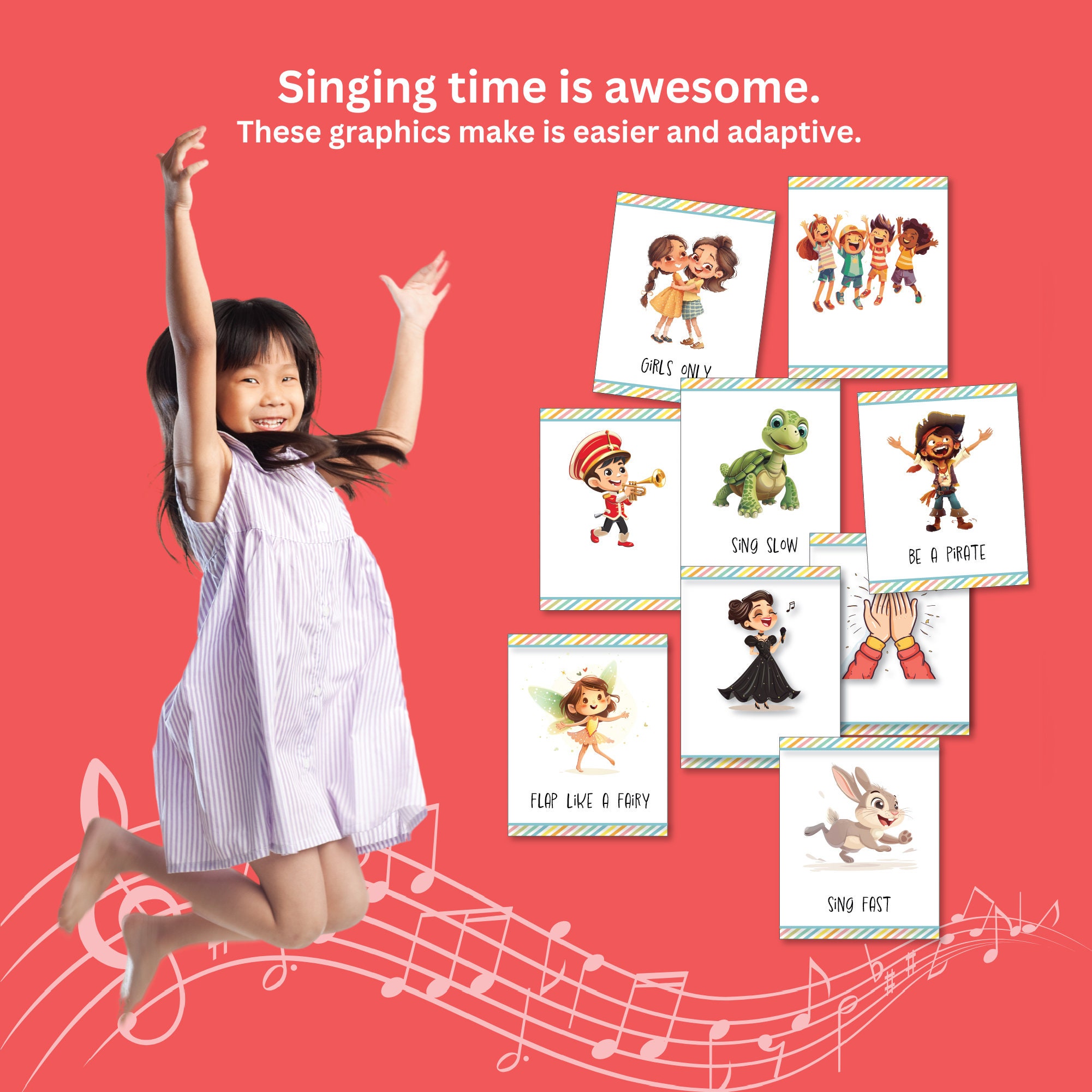 LDS Primary Singing Styles Activity Cards (digital Download) - Etsy
