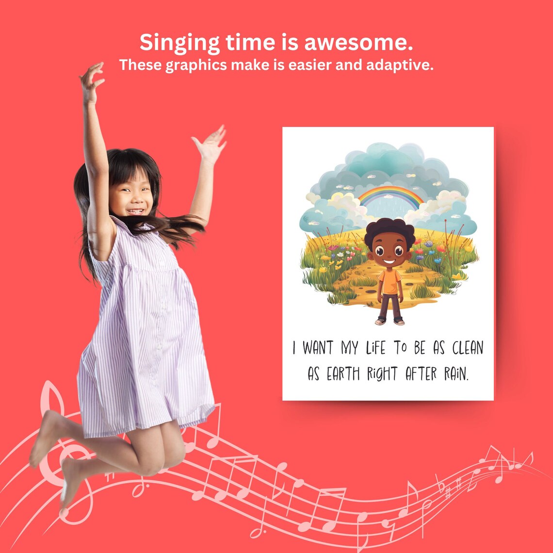 When I Am Baptized Song Chart: LDS Primary Singing Time (digital ...