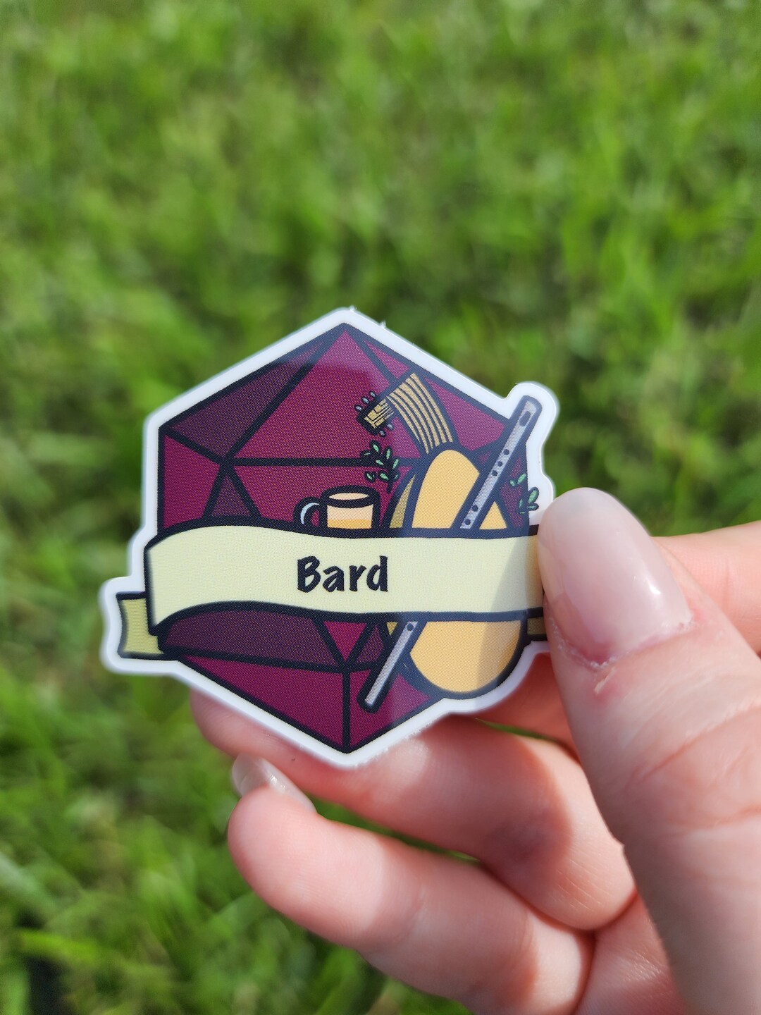 Bard Sticker L Water Bottle Sticker L DND Sticker - Etsy
