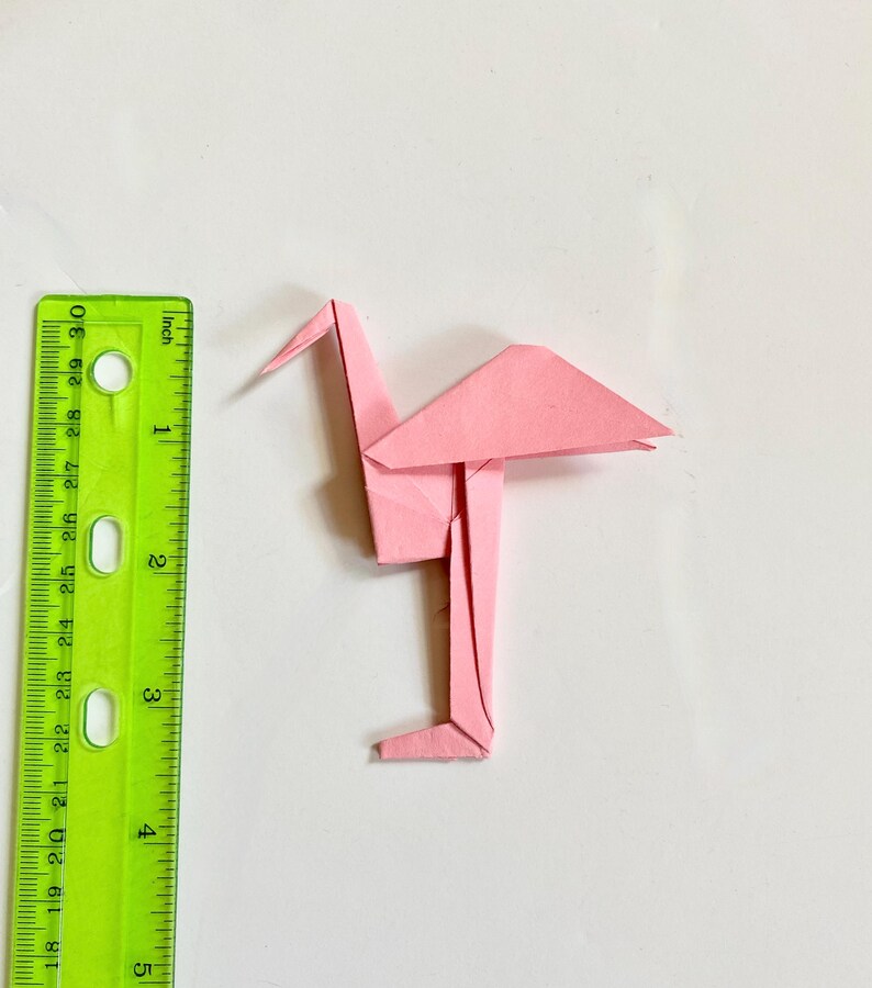 4 Origami Birds | Handmade Heron Bird Decorations | Unique Birthday ...
