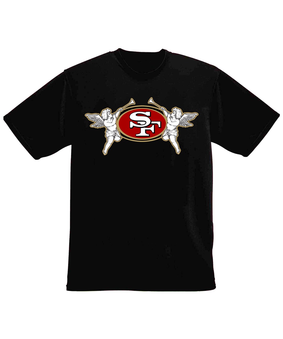 San Francisco 49ers Bay Area Angels Trumpet Tshirt - Etsy
