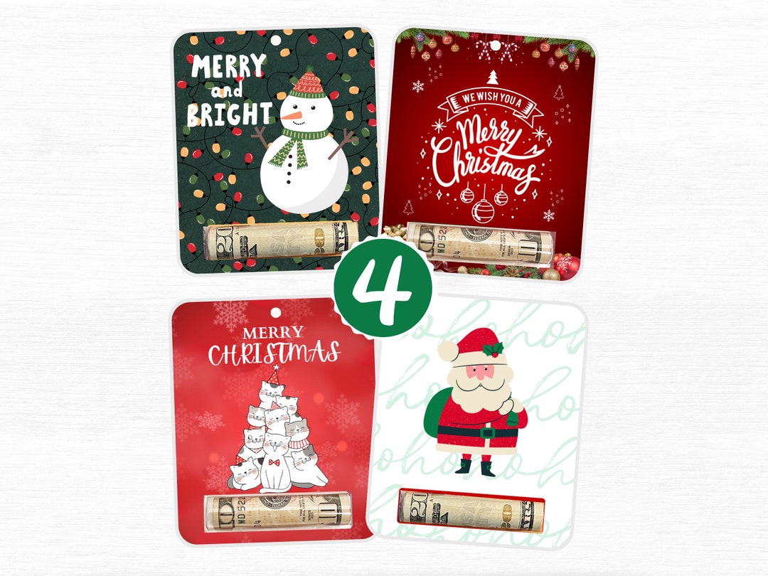 Christmas Money Card, Christmas Money Holder, Money Card, Money Gift ...