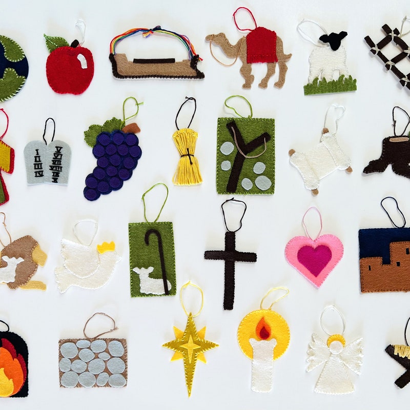 Jesse Tree Ornaments - Etsy