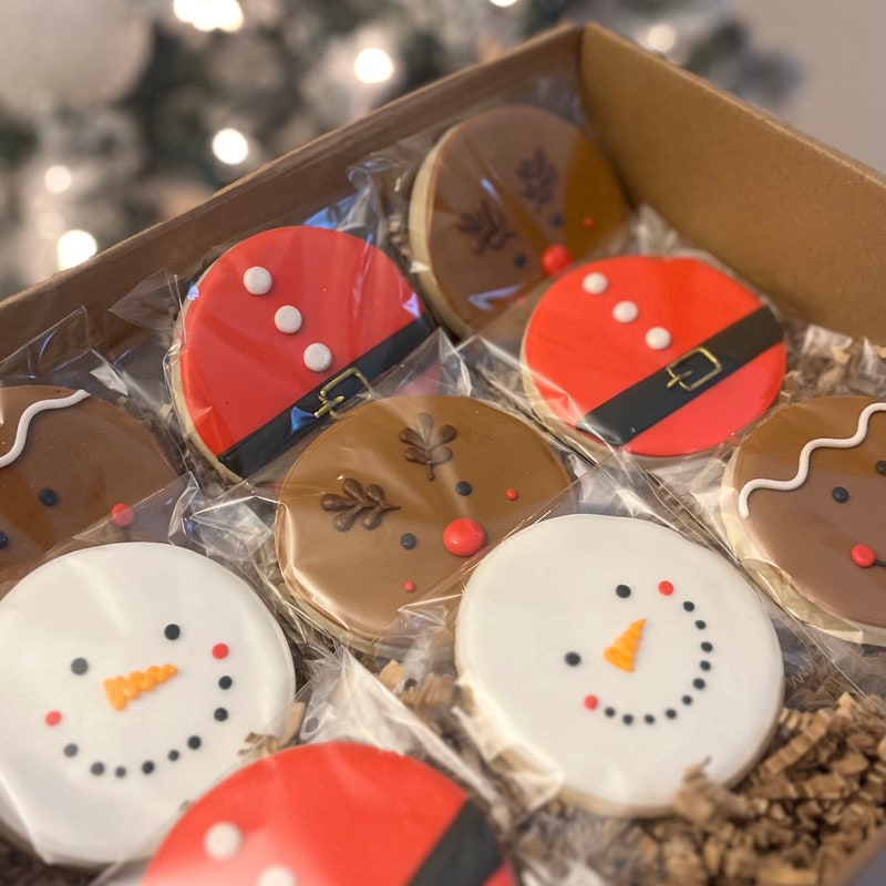 Holiday Decorated Sugar Cookies - Etsy