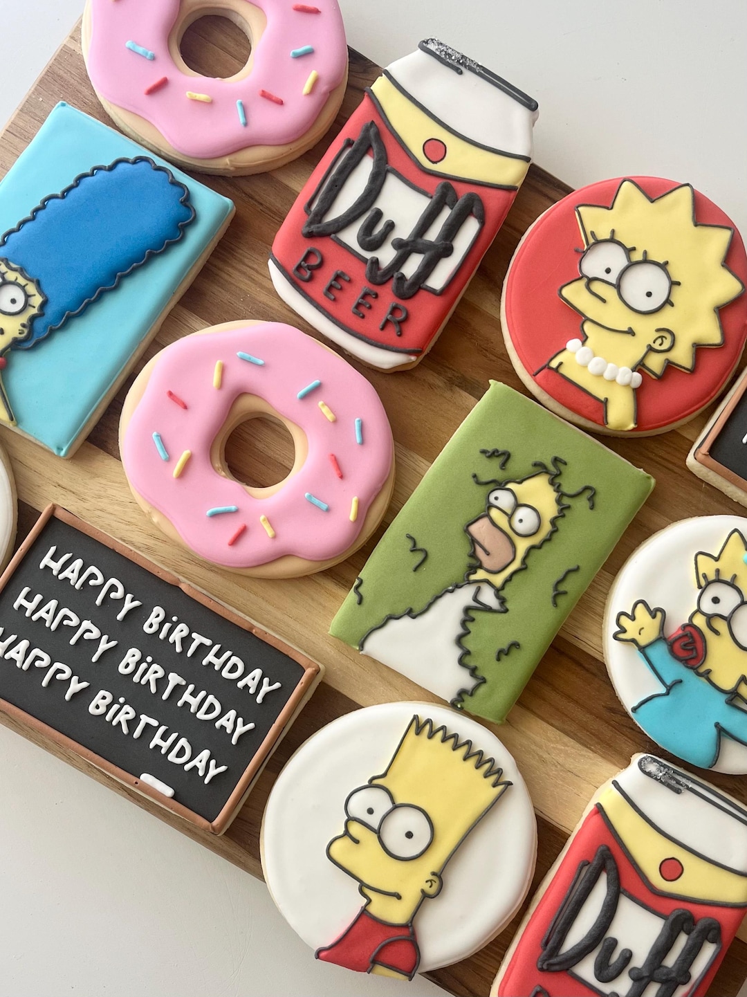 Simpsons Cookies Individualy Wrapped - Etsy