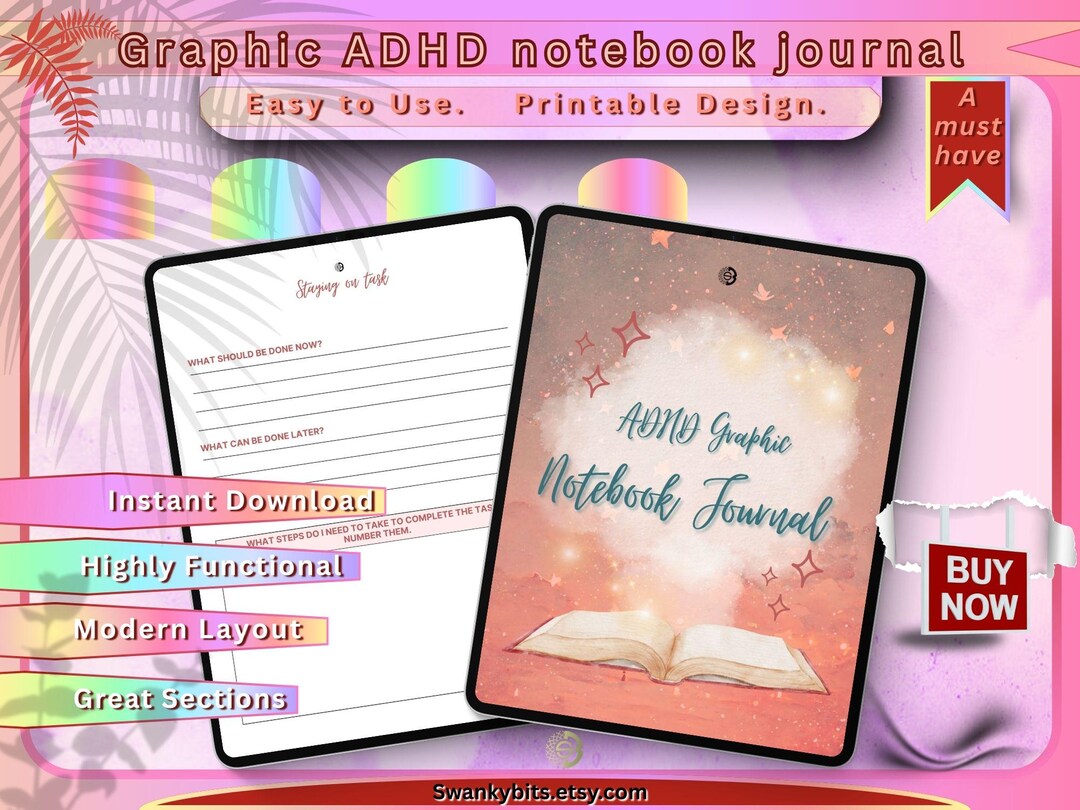 The Ultimate ADHD Digital Planner & Neurodivergent Life Organizer ...