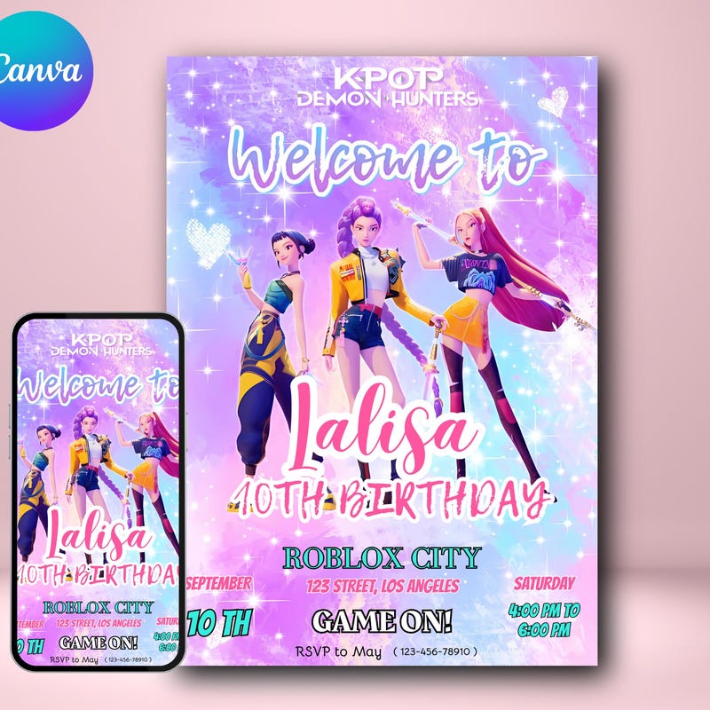 Kpop Demon Hunter Roblox - Etsy