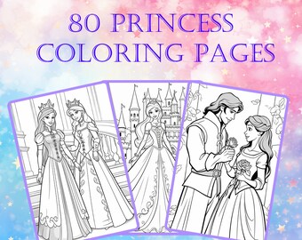 50 Princess Coloring Pages Cute Printable Coloring Book Coloring Pages ...