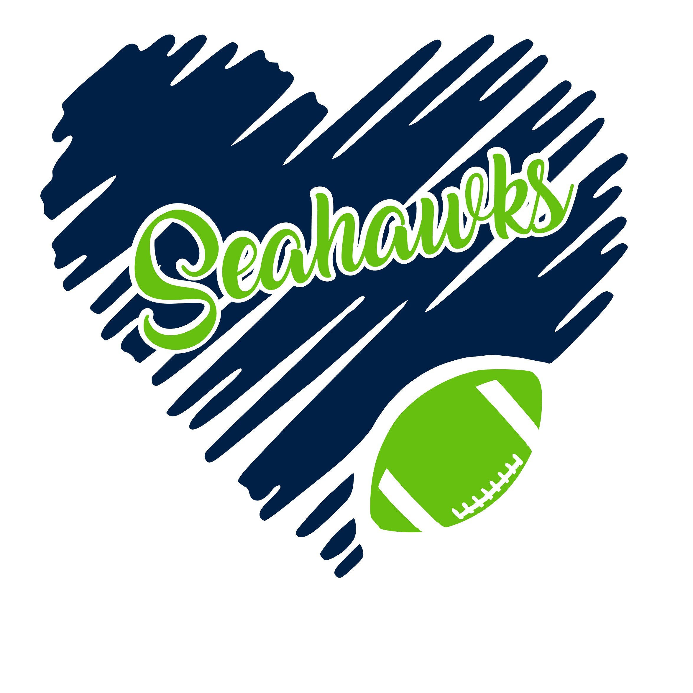 Football Heart Design Digital Download Football SVG PNG DTF Jpg - Etsy