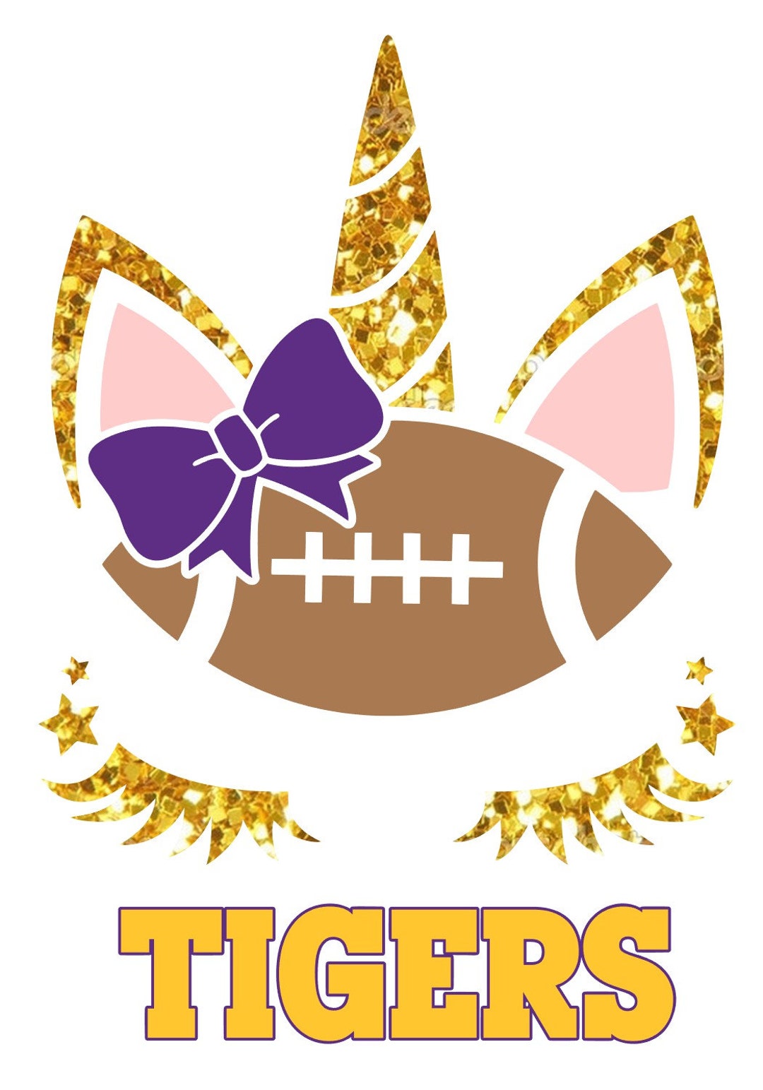 Football Unicorn Cute Design Digital Download College Football SVG PNG ...