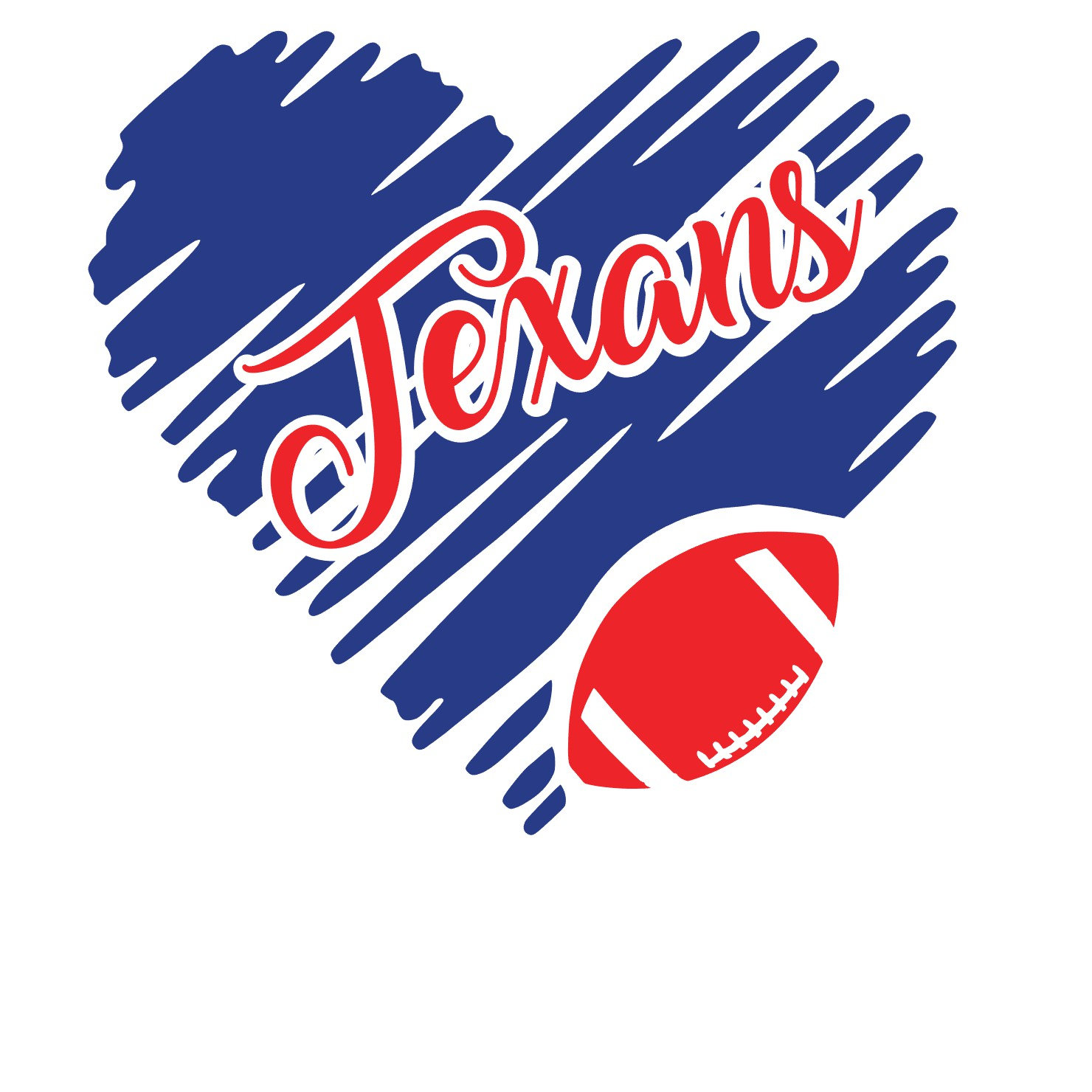 Football Heart Design Digital Download Football SVG PNG DTF Jpg - Etsy