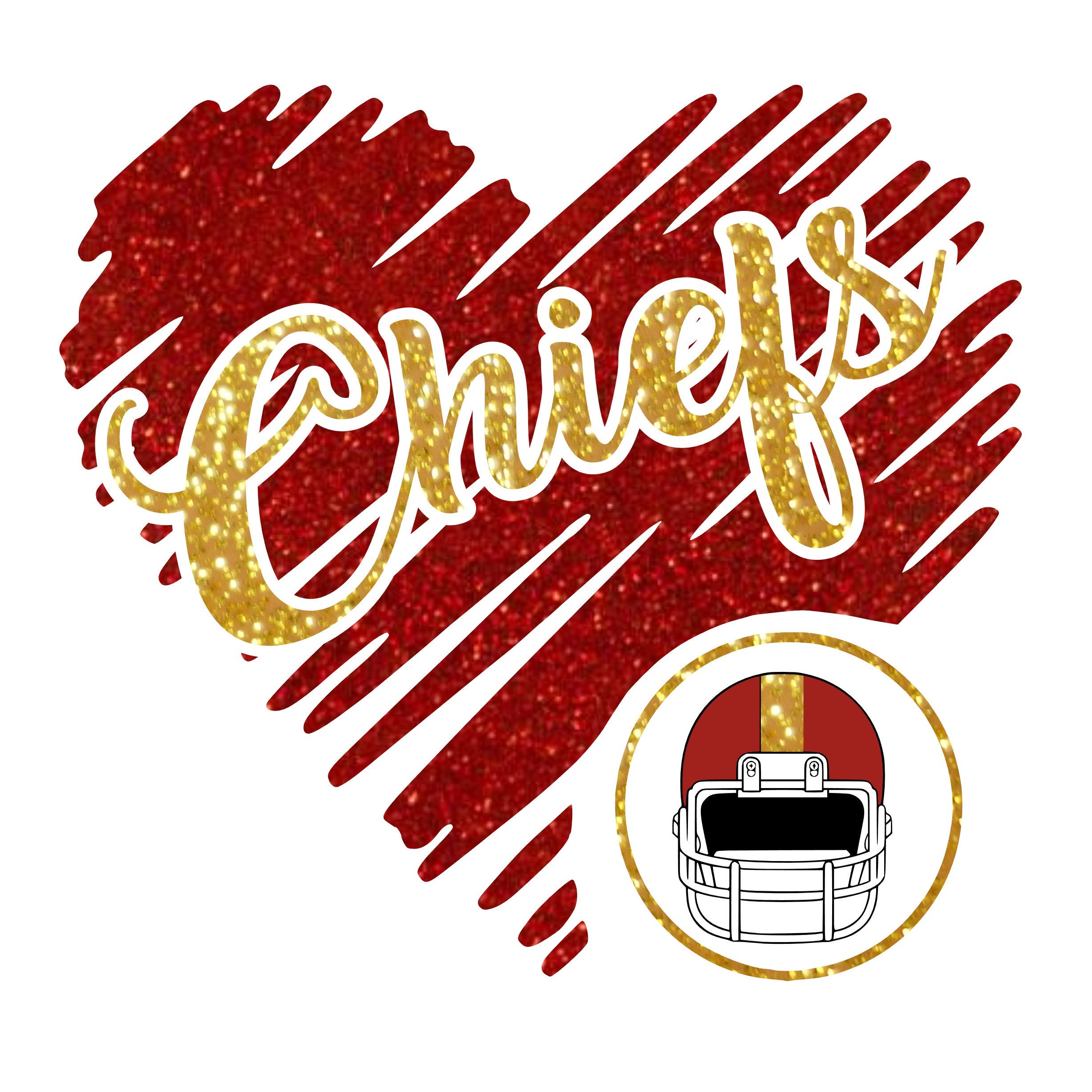 Football Heart Design Digital Download Football SVG PNG DTF Jpg - Etsy