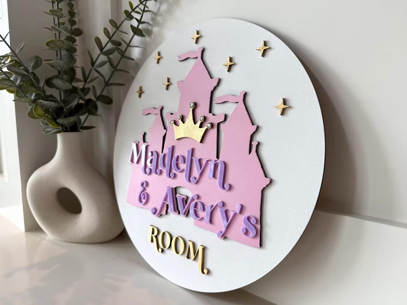 Princess Castle Name Sign Princess Door Sign Girls Door Sign Girls ...