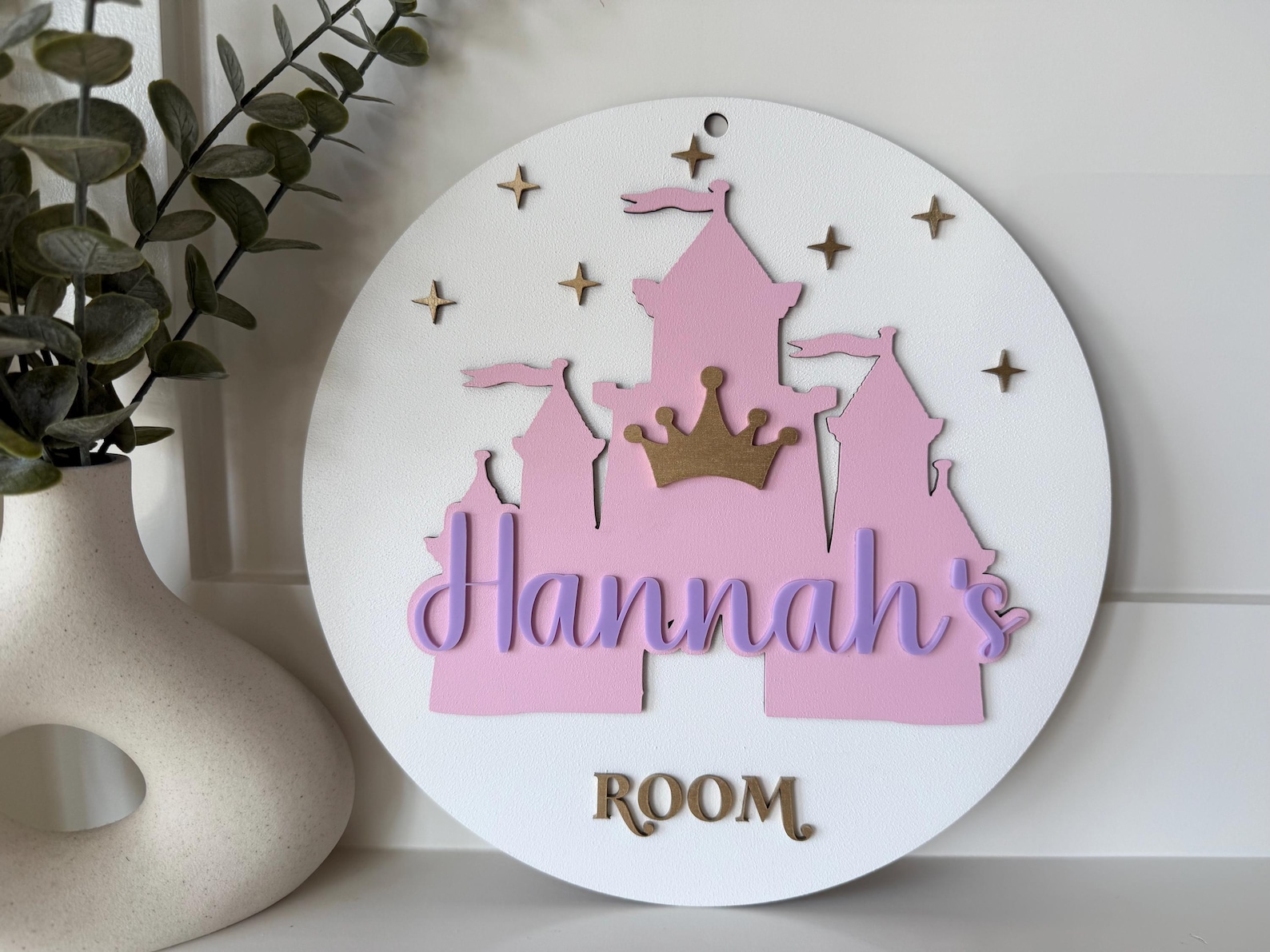 Princess Castle Name Sign Princess Door Sign Girls Door Sign Girls ...