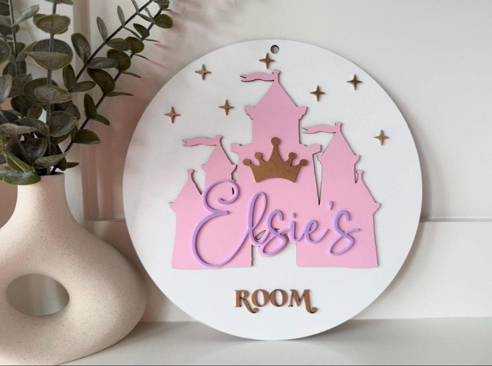 Princess Castle Name Sign Princess Door Sign Girls Door Sign Girls ...