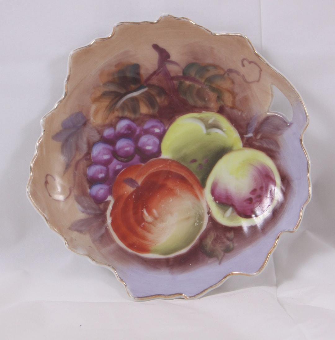 Lefton China Trinket/dresser Dish. Hand-painted, 4.75." Little Dish is ...