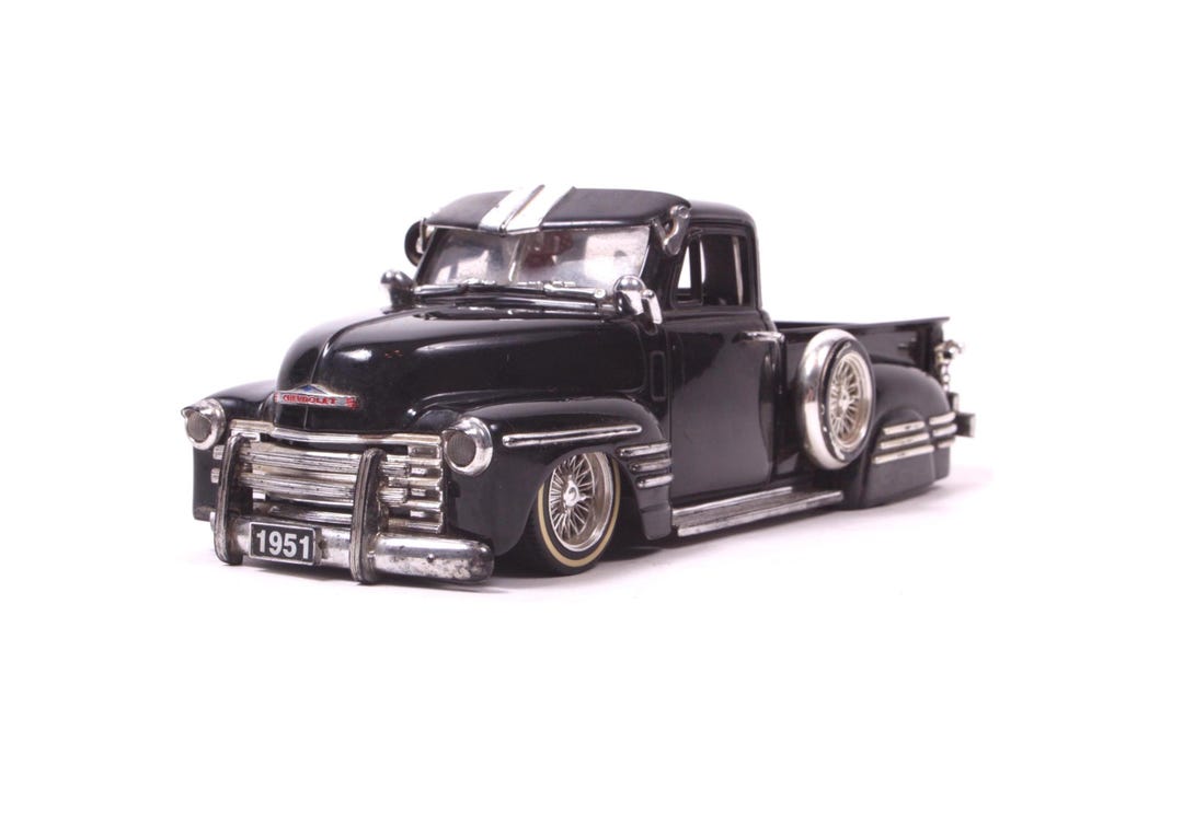 Jada 1951 Chevy Pickup 1:24 Scale Diecast Model | Black Custom Truck - Etsy