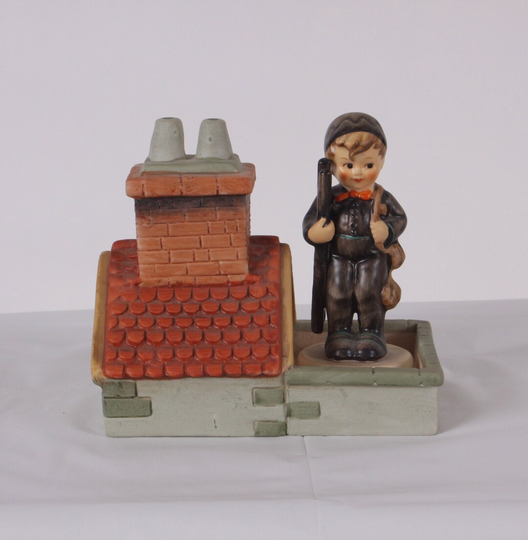 Goebel Hummel Chimney Sweep - Ich Bringe Glück (#173) W/display Stand ...