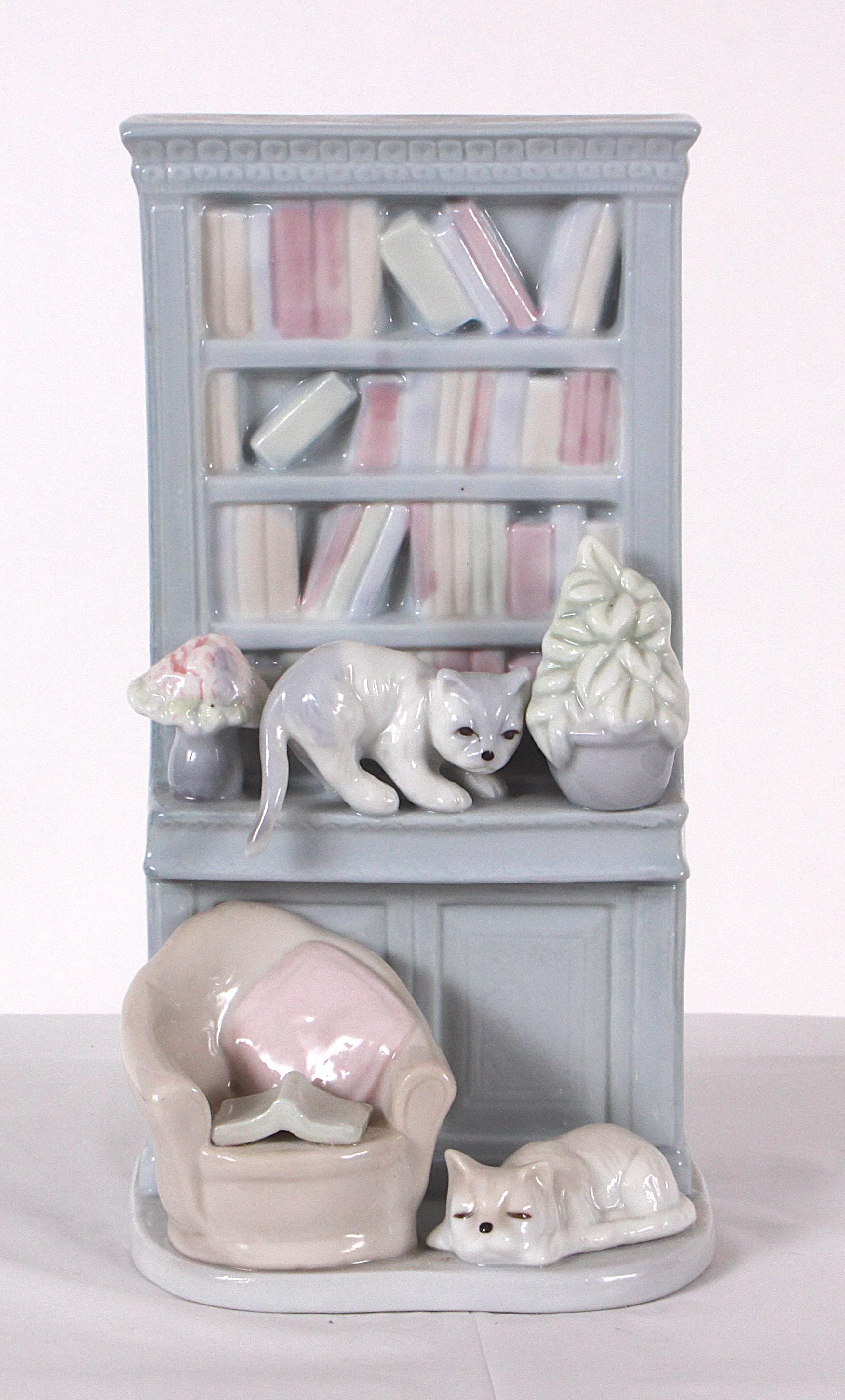 Vintage Pet Lover’s Bookends by Simson Giftware. Kittens Are on One ...