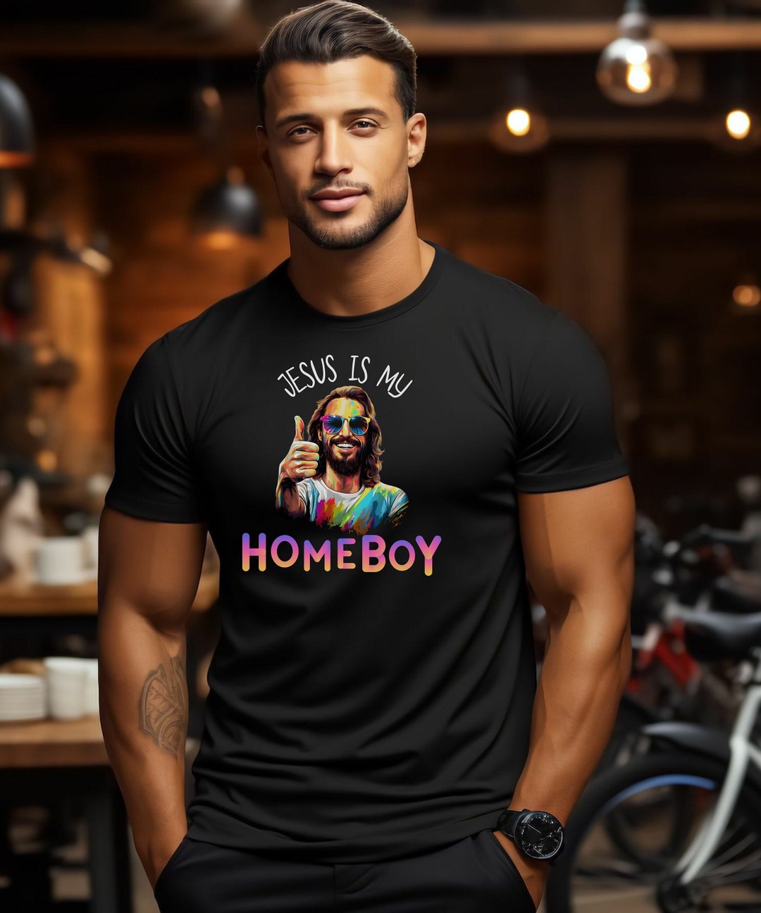 Jesus is My Homeboy Crewneck Tshirt Women's Religious Tshirt Funny ...