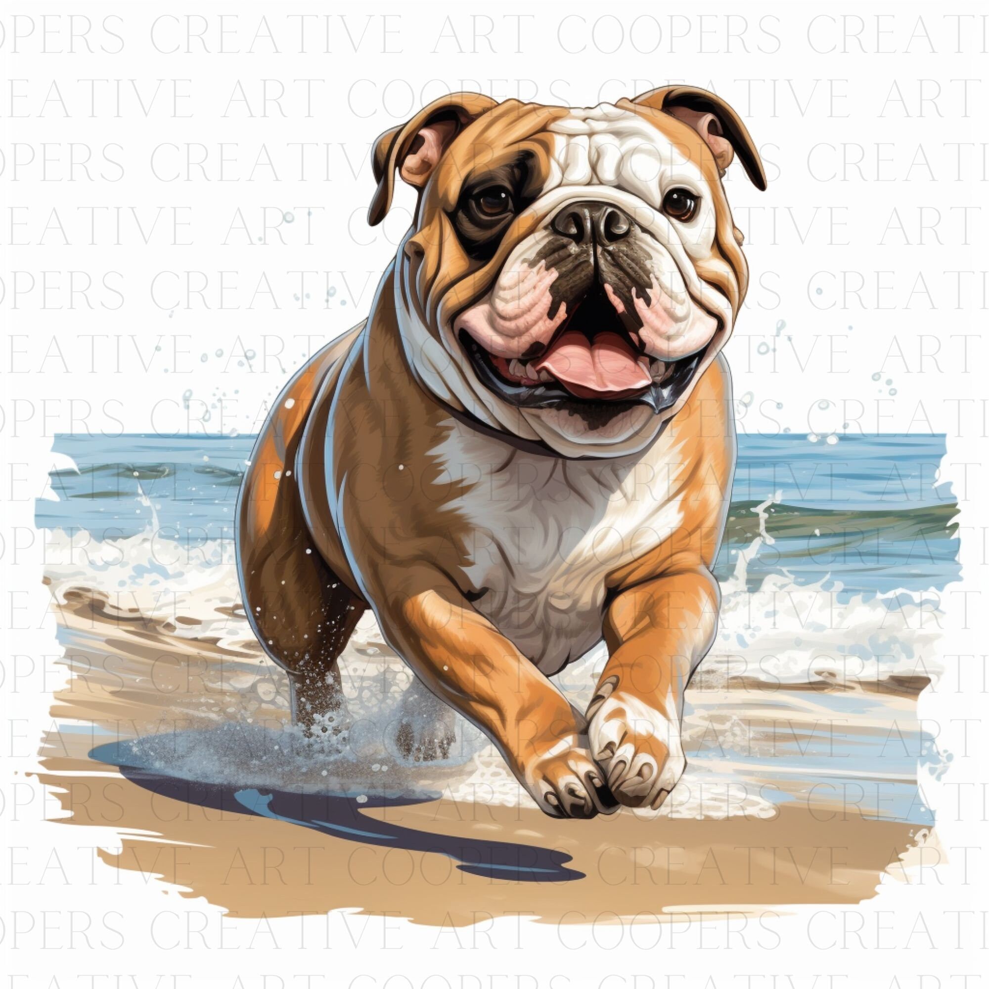 Bulldog Clipart Dog Clipart Instant Digital Download High - Etsy