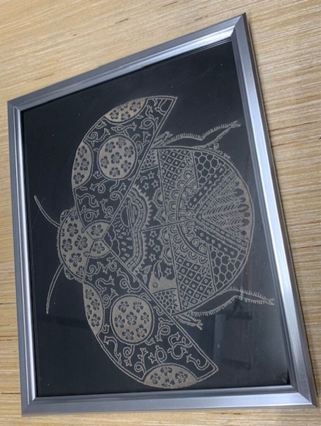 Framed 8 X 10 Scratch Art - Etsy