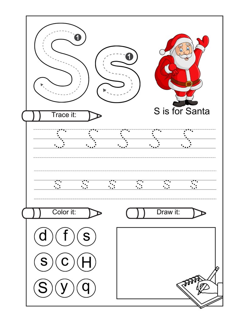 Christmas Worksheets - Etsy