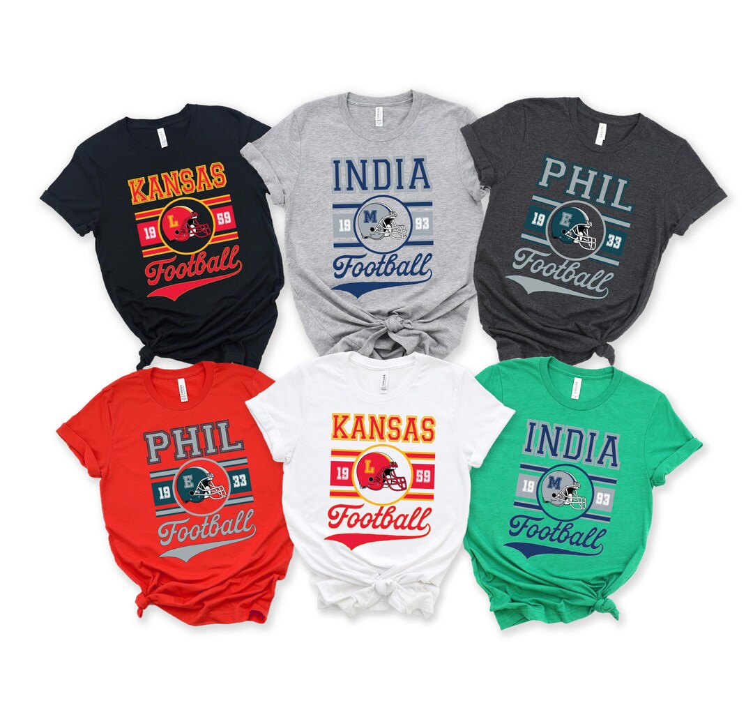 Custom Football Team Shirts, Football Matching T-shirt, Football Game ...