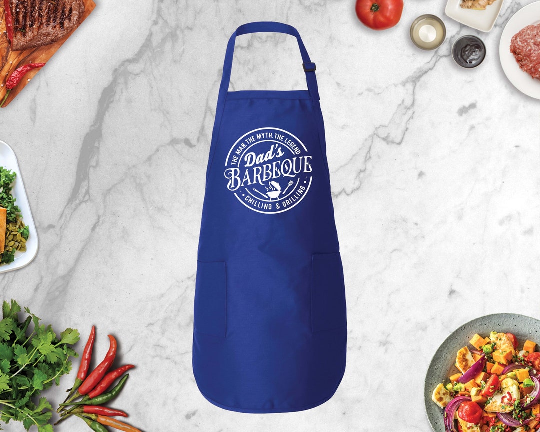 Grill Master Apron, Dad Barbeque Apron, BBQ Apron, Grill Father Gift ...