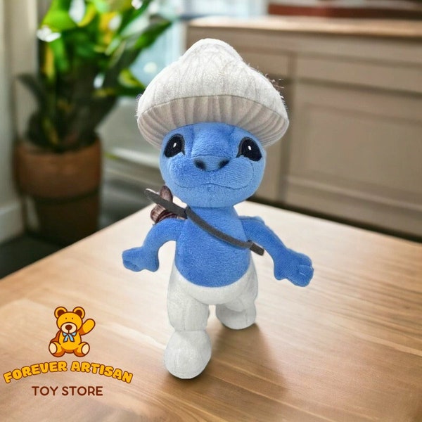 Plush Smurf Toy - Etsy