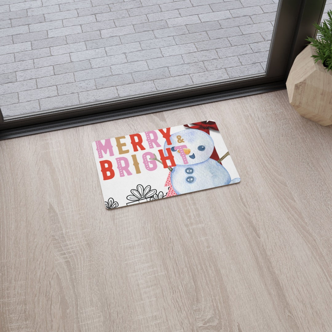 Christmas Floor Mat - Etsy