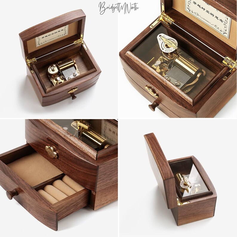 Wooden Music Box Rhymes: Exquisite Collectible Musical Boxes as ...