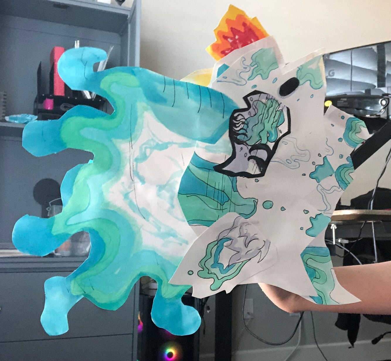 Custom Dragon Puppet - Etsy