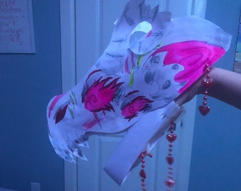 Lolbit Paper Dragon Puppet FNAF - Etsy