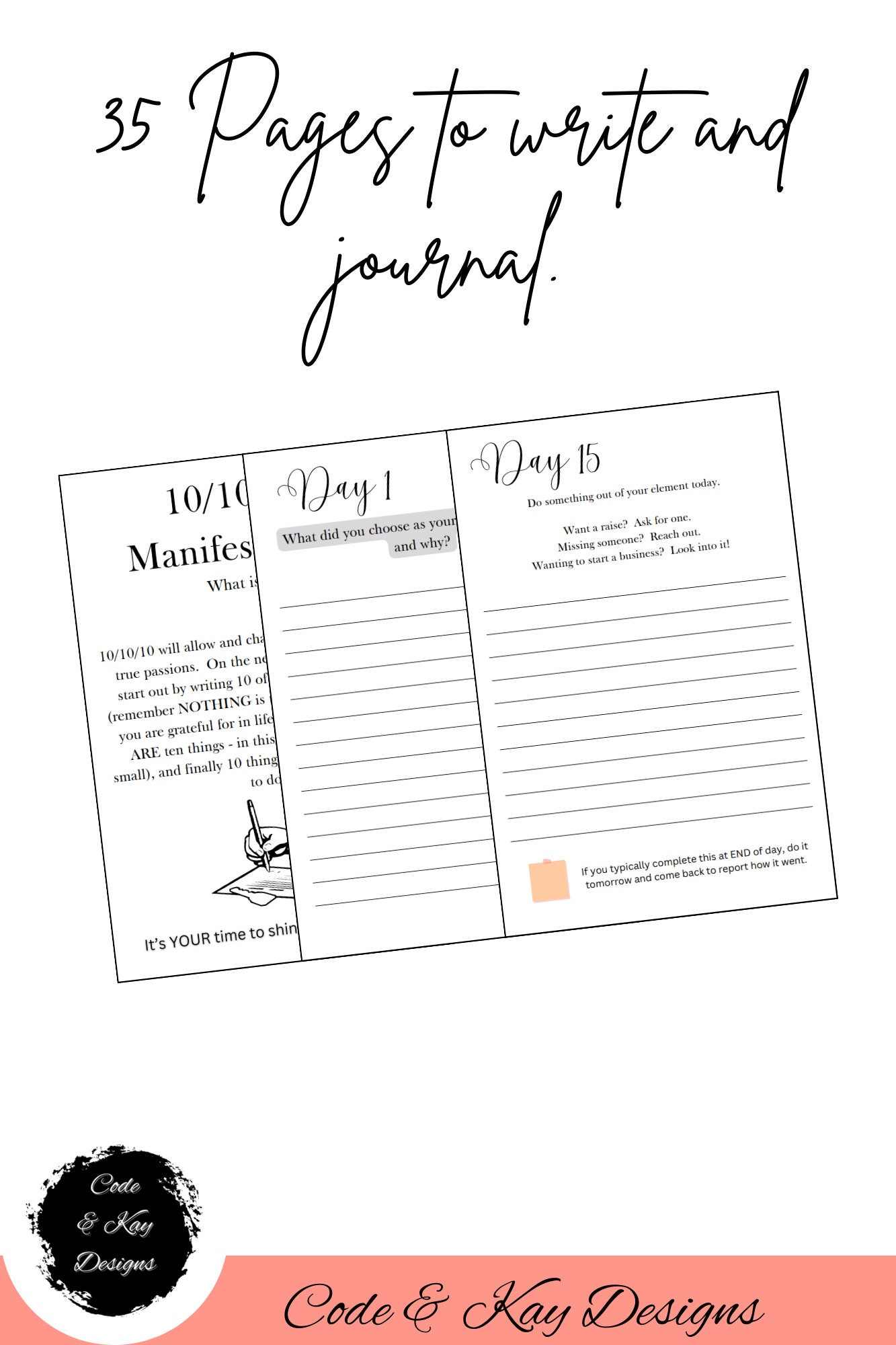 10 10 10 Manifestation Journal Ebook Journal Manifest 46 Pages 6x9 ...