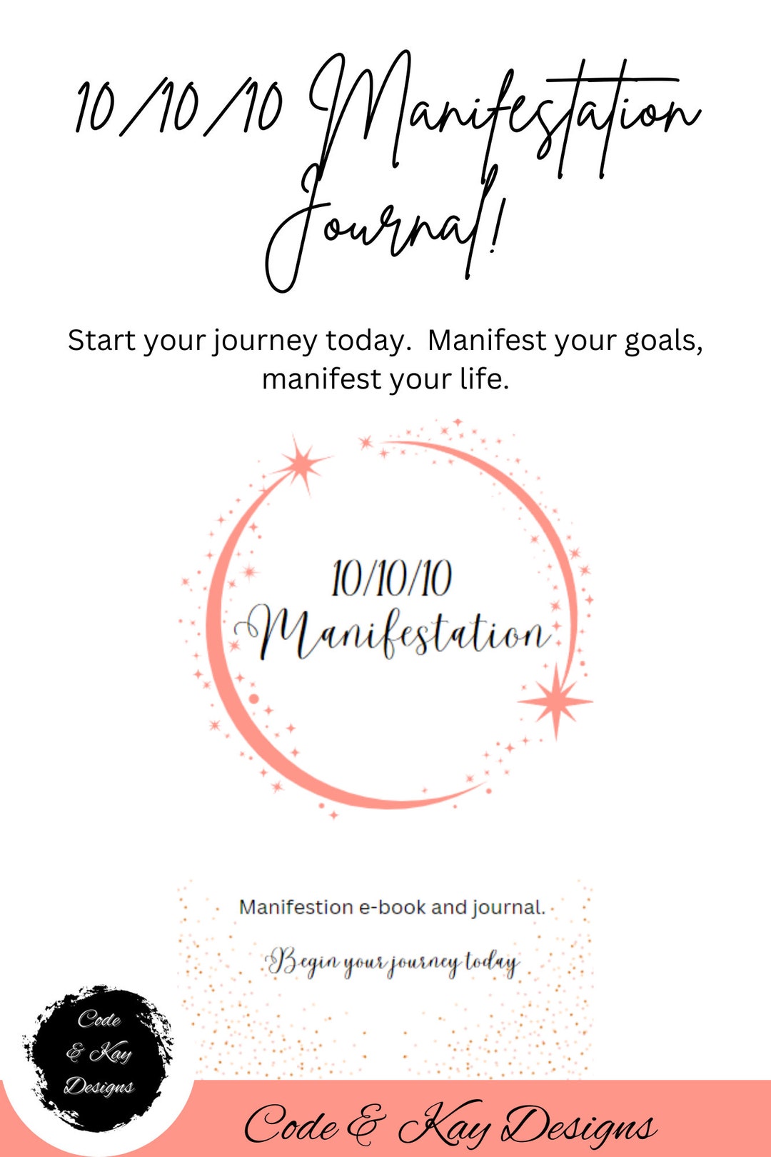 10 10 10 Manifestation Journal Ebook Journal Manifest 46 Pages 6x9 ...