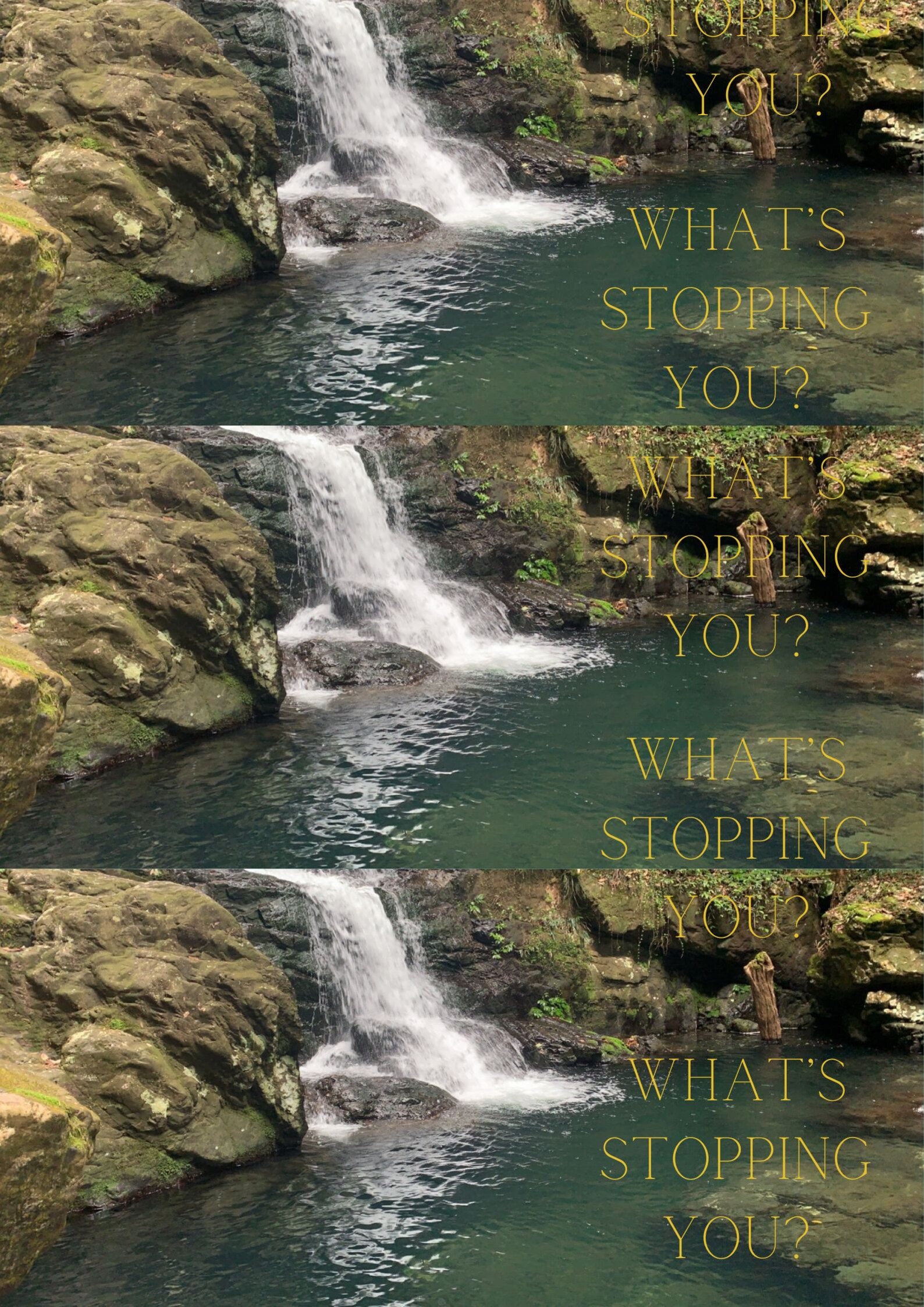 Waterfall Quote PRINTABLE PHOTO Downloadable Prints - Etsy Australia