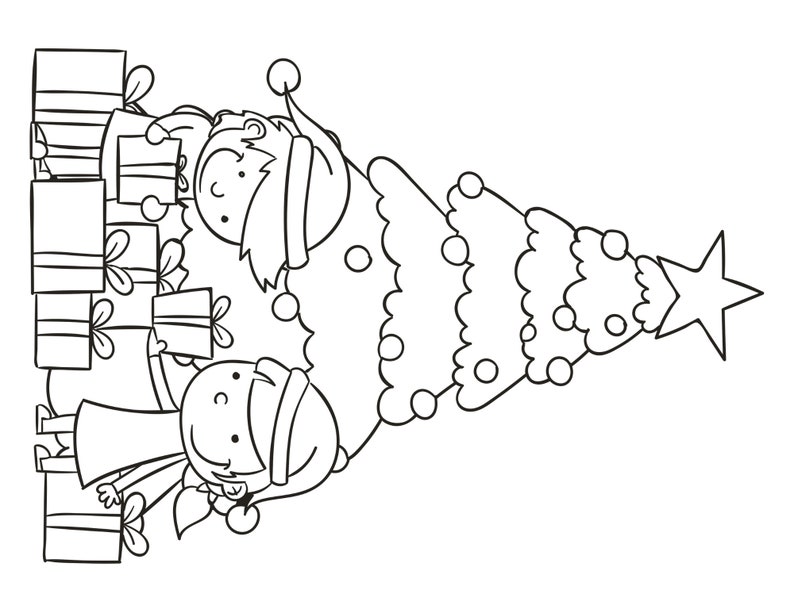 Christmas Coloring Pages Kids Christmas Fun Christmas - Etsy