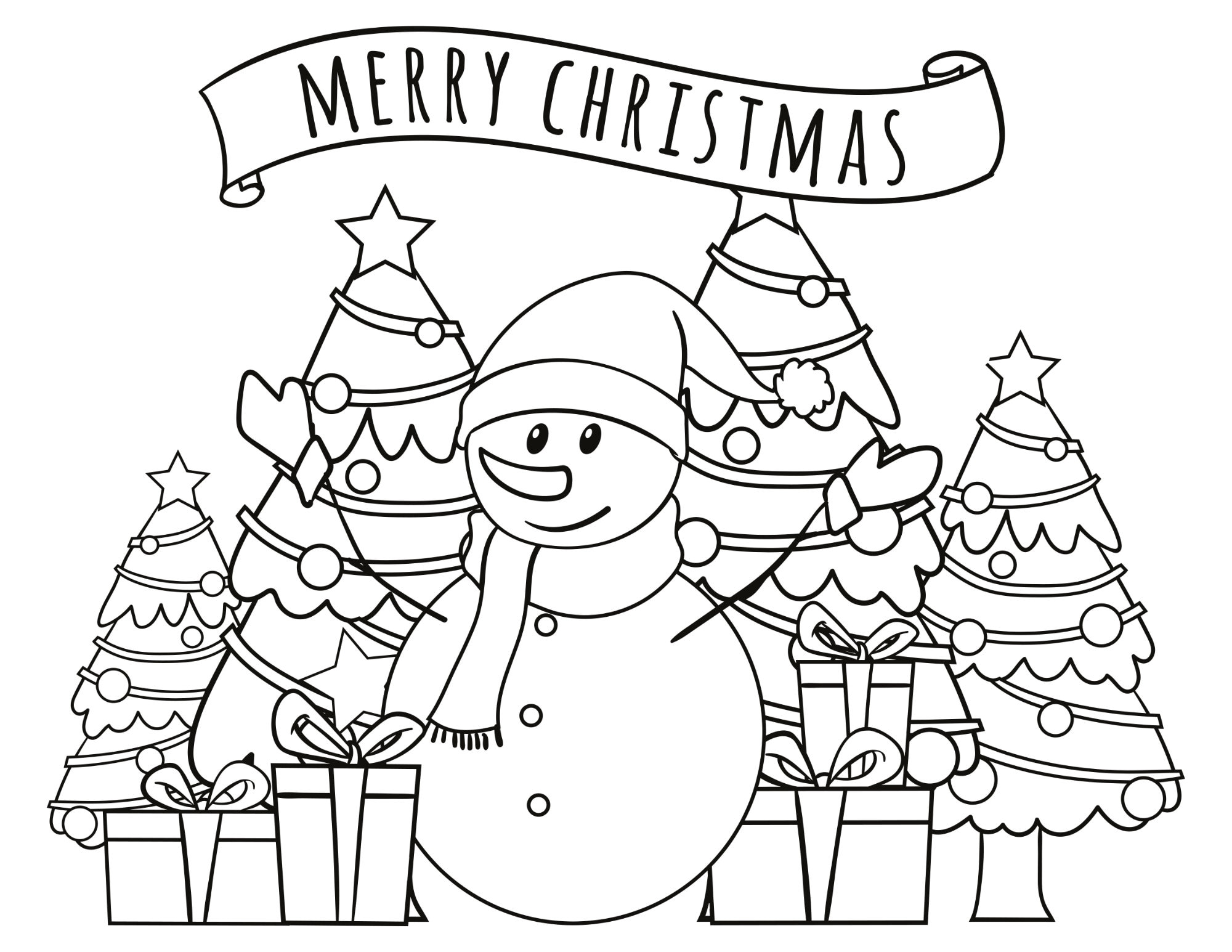 Christmas Coloring Pages Kids Christmas Fun Christmas - Etsy