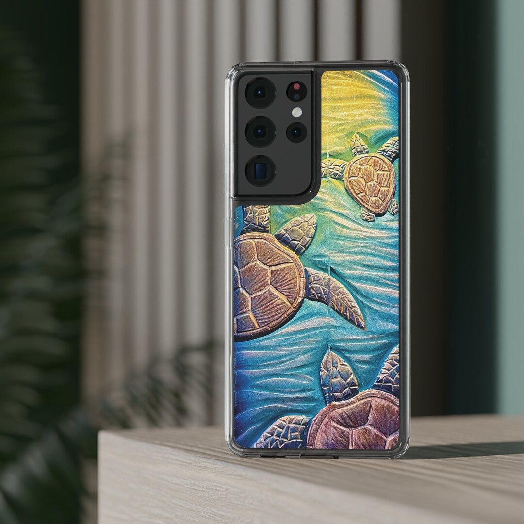 Jake Jones Gallery Sea Turtles Iphone/samsung Custom Clear Phone Case ...