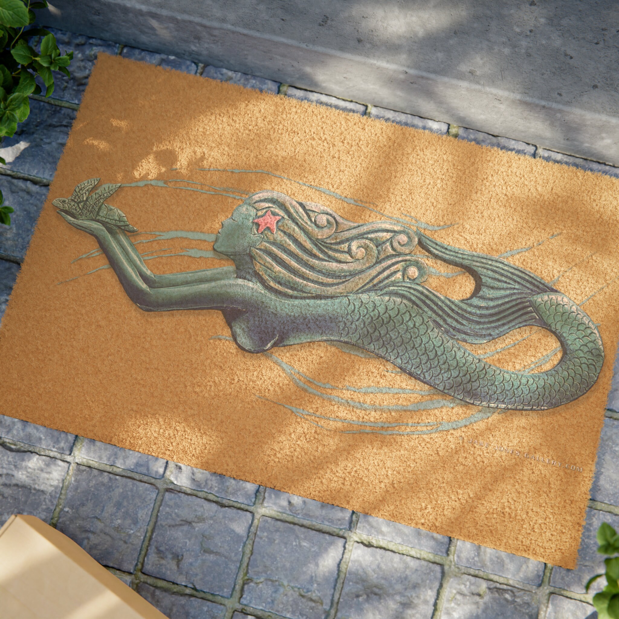 Jake Jones Gallery Mermaid Home Decor Doormat (artwork Comes From ...