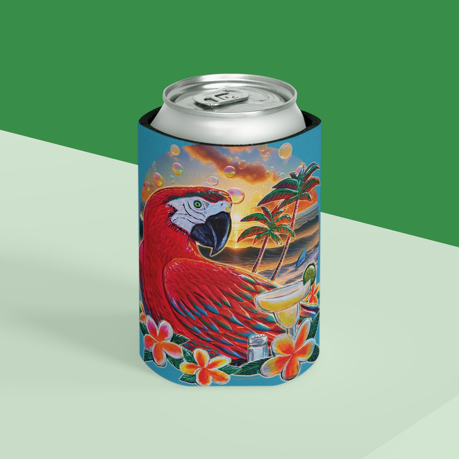 Jake Jones Gallery bubbles Up Can Koozie Cooler, Drink Holder artwork ...