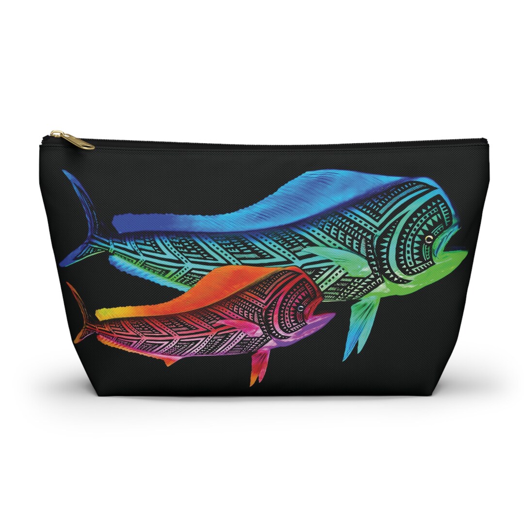 Jake Jones Gallery Painted Fish Black Accessory, Cosmetic, Makeup ...