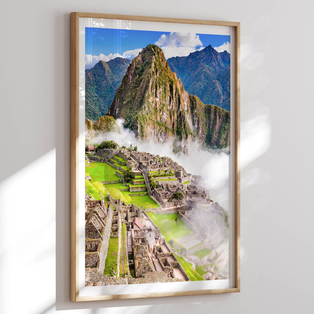 Machu Picchu Peru Photo Print, Peru Travel Poster, Cusco Print Poster ...