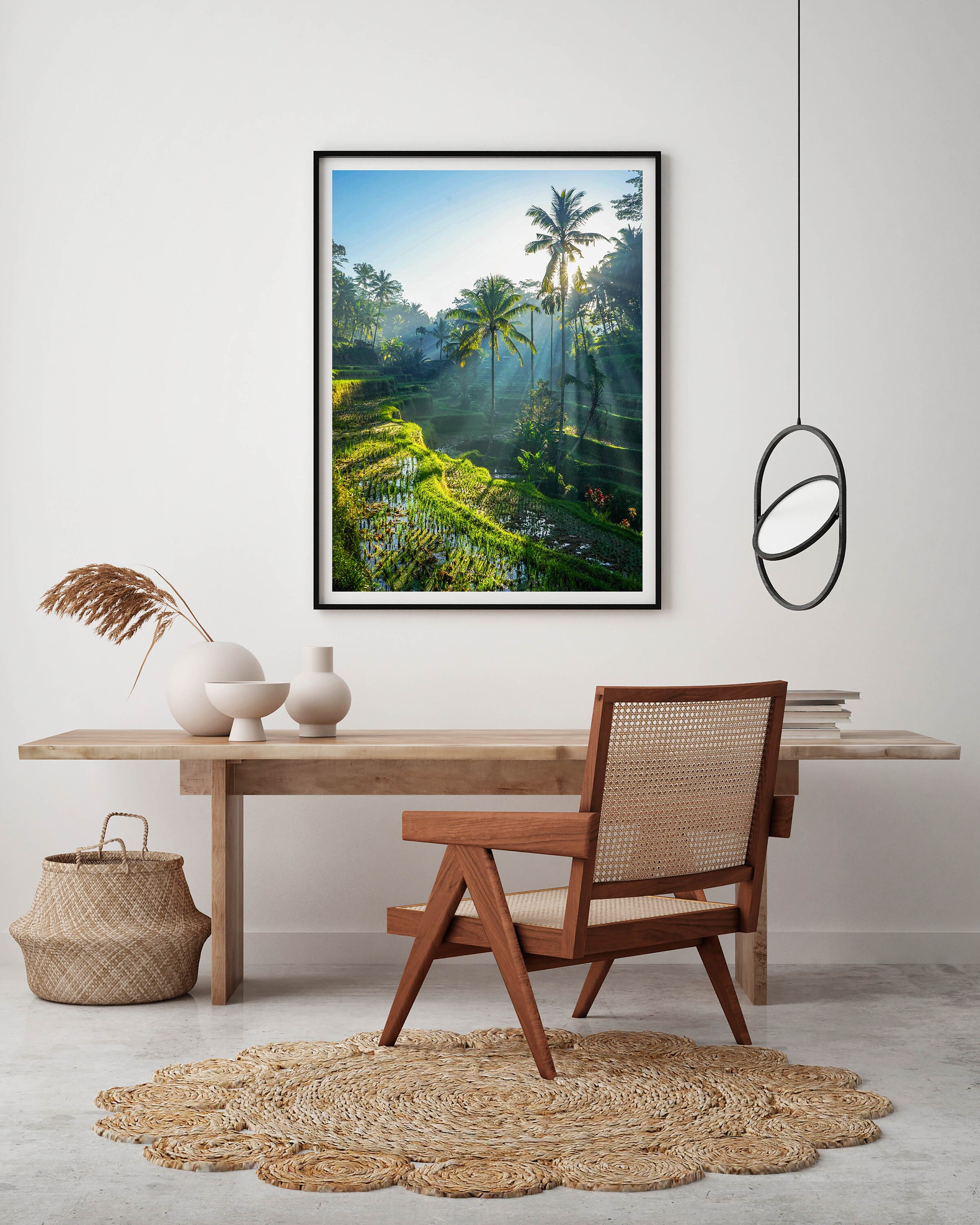 Bali Photo Print, Rice Terraces, Bali Art, Bali Home Decor, Bali Wall ...
