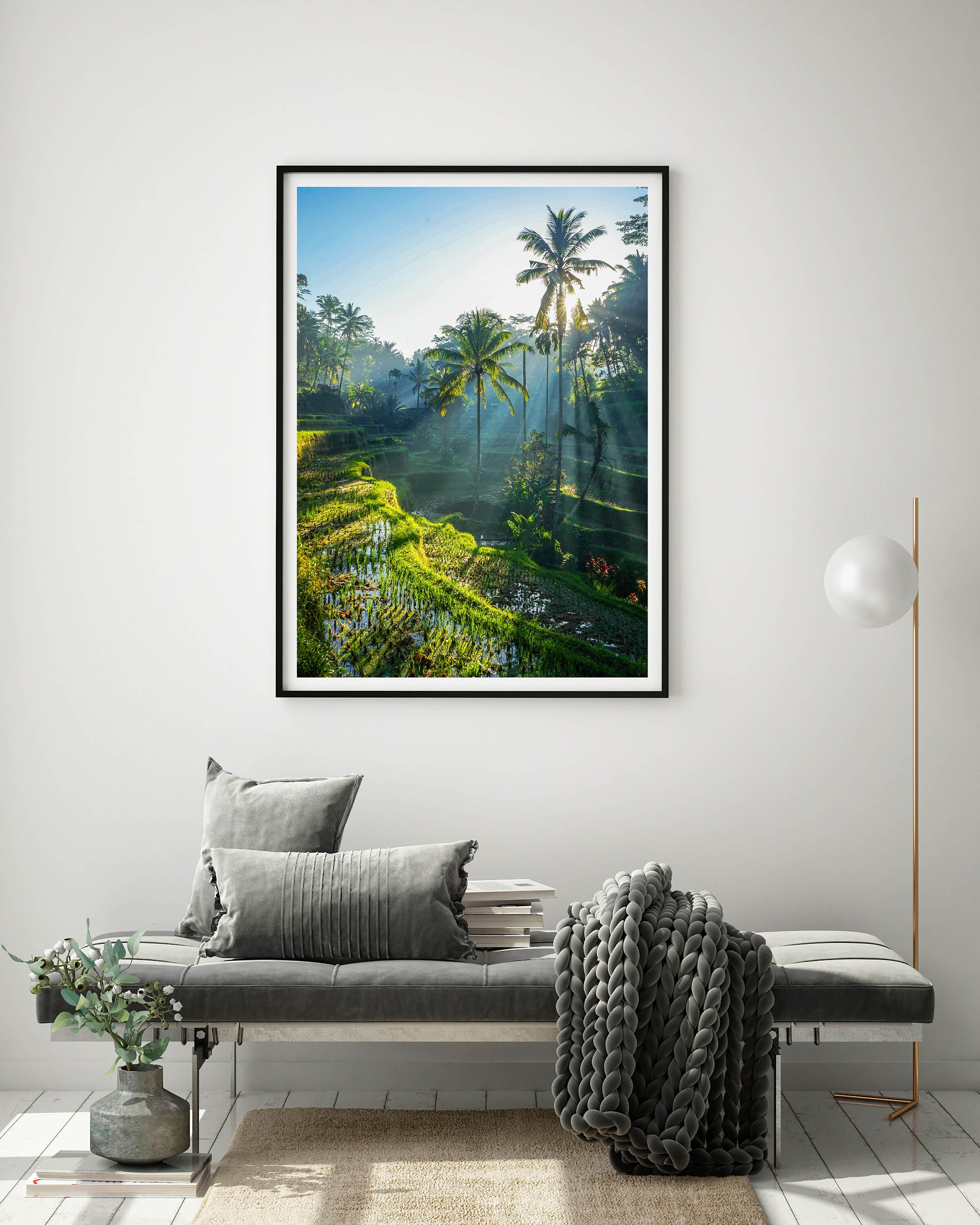 Bali Photo Print, Rice Terraces, Bali Art, Bali Home Decor, Bali Wall ...