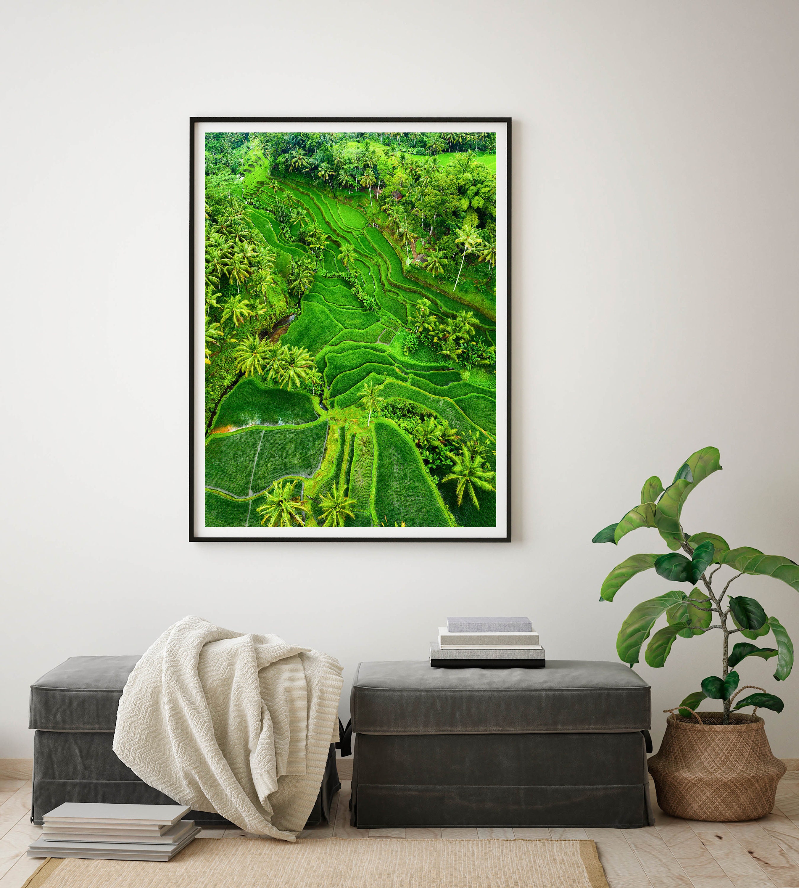 Bali Photo Print, Rice Terraces Bali Print, Wall Decor, Home Living ...