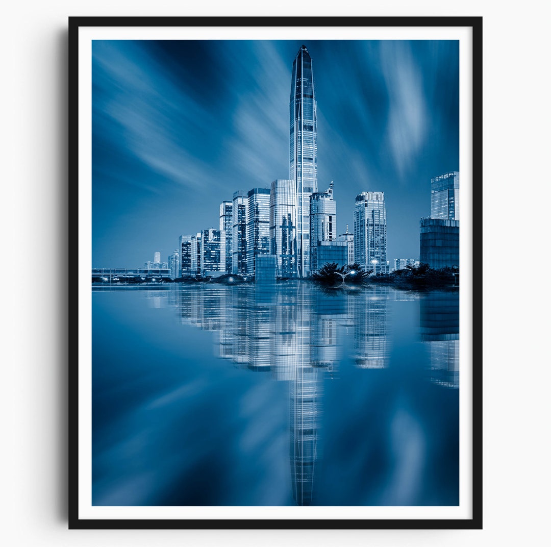 Shenzhen Print, Shenzhen Poster, Shenzhen Wall Art, China Art Print ...